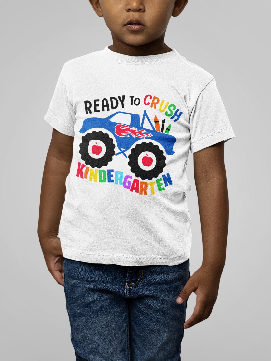 Ready to Crush Kindergarten SVG Kindergarten SVG Monster - Etsy