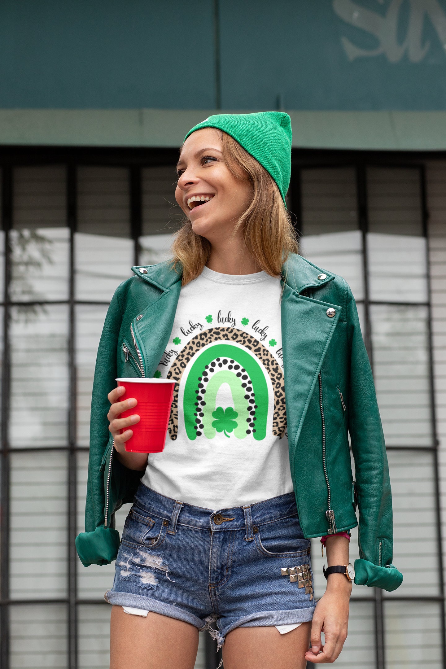 St Patricks Rainbow SVG Lucky Rainbow St Patricks Day Cut - Etsy