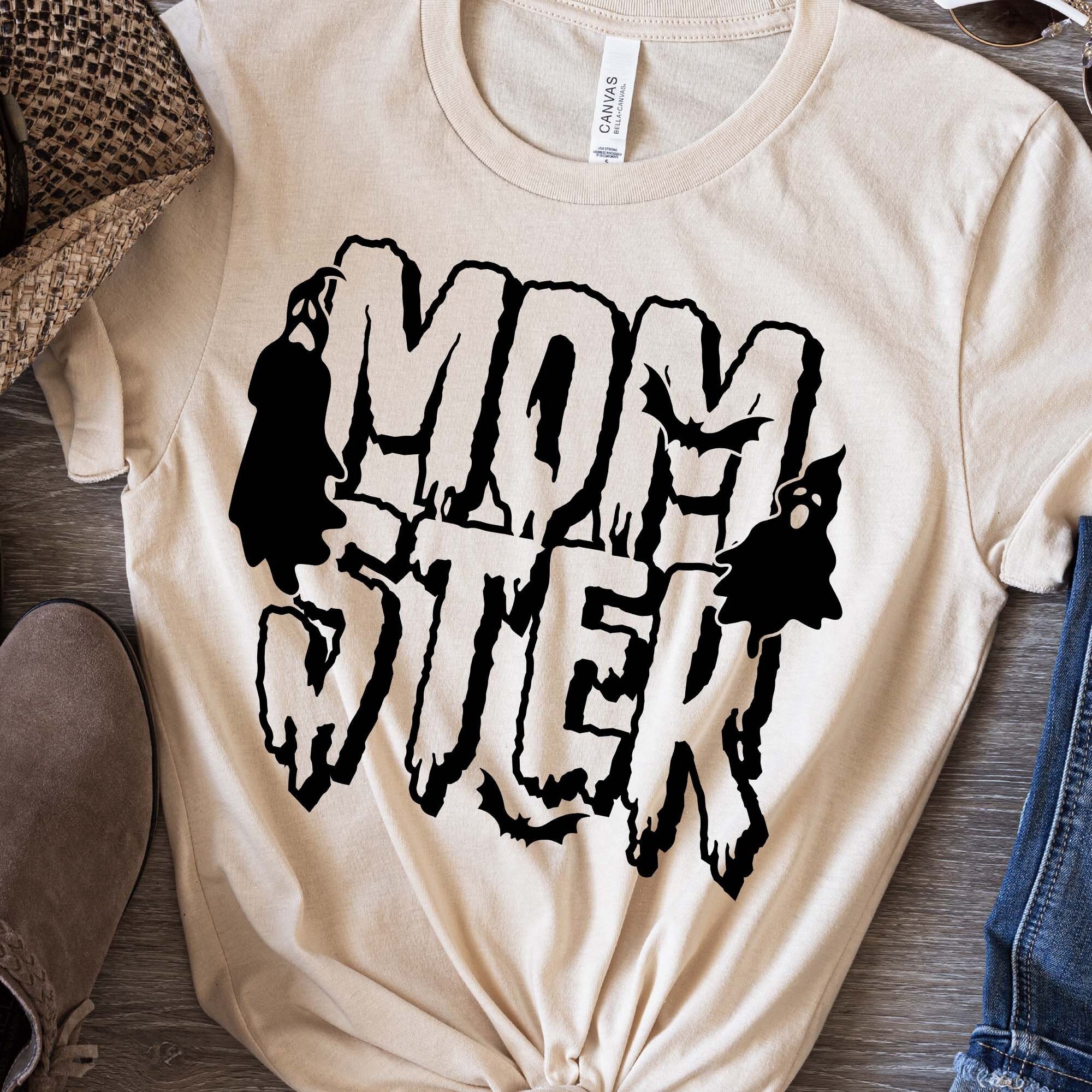 Momster SVG Halloween Mom SVG Funny Halloween SVG Halloween - Etsy