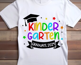 Kindergarten Grad Svg, 2024 Kinder Graduate Svg, Kindergarten Graduate ...