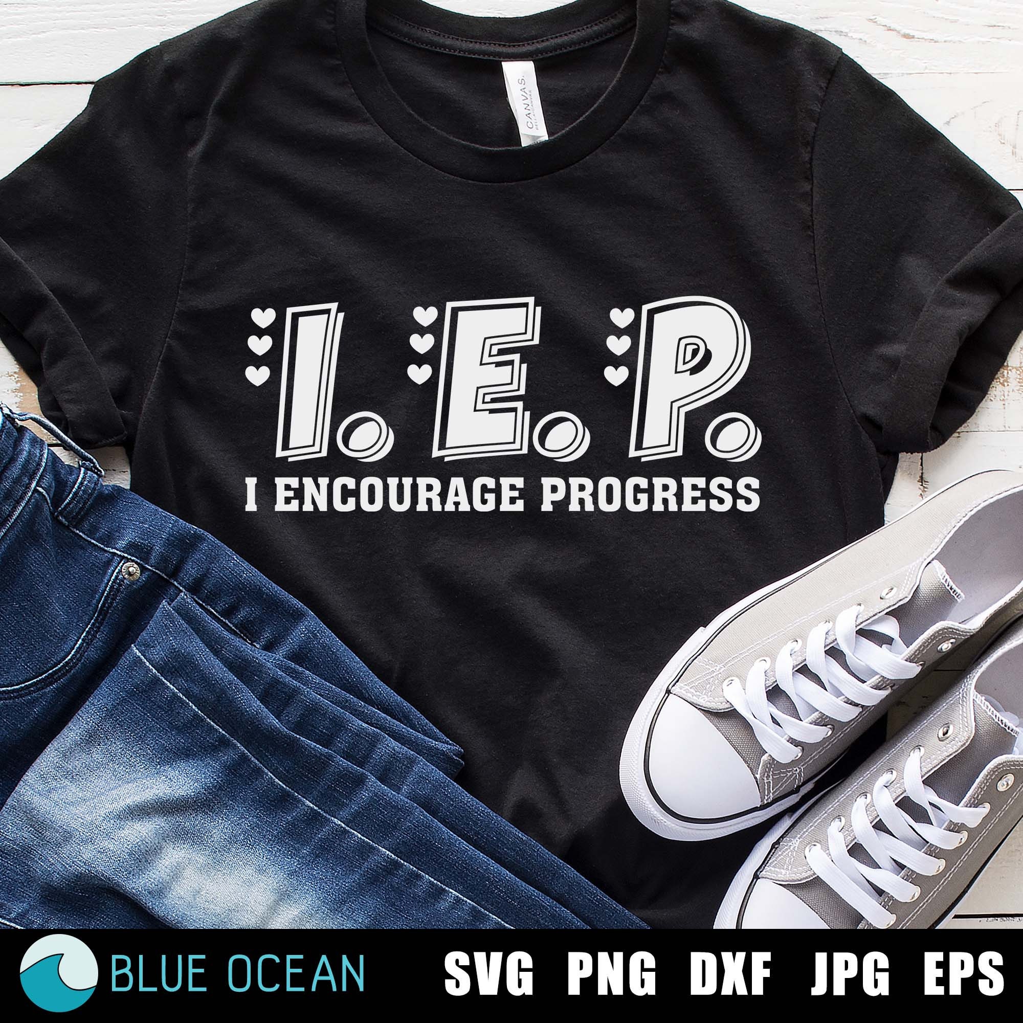 IEP Teacher SVG: I Encourage Progress, Special Education (digital ...