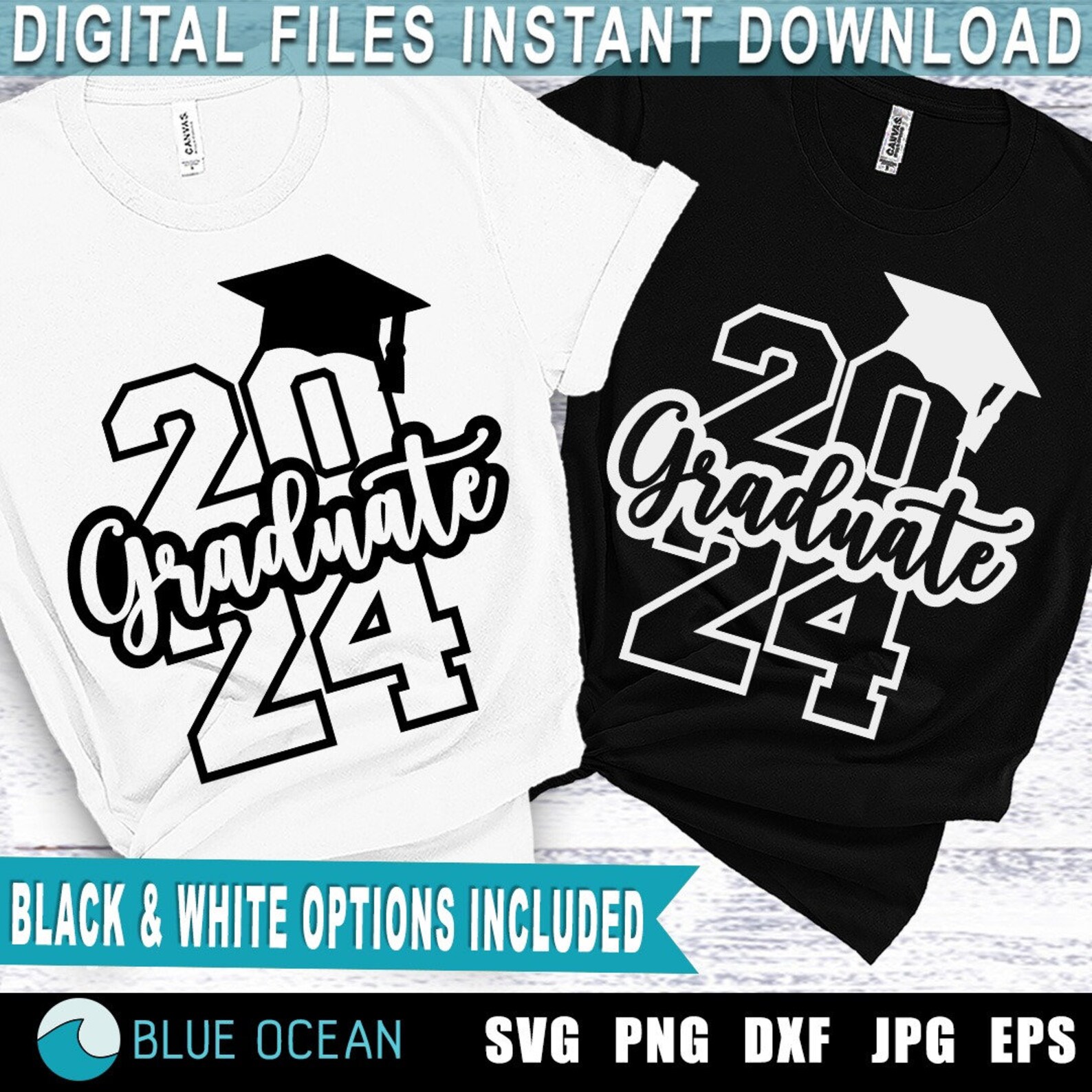 Graduate 2024 SVG, Graduate 2024 PNG, Graduate 2024 Shirt, Graduation ...