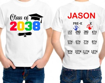Class of 2038 Grow With Me Svg, Class of 2038 Handprint Svg Jpeg Png ...