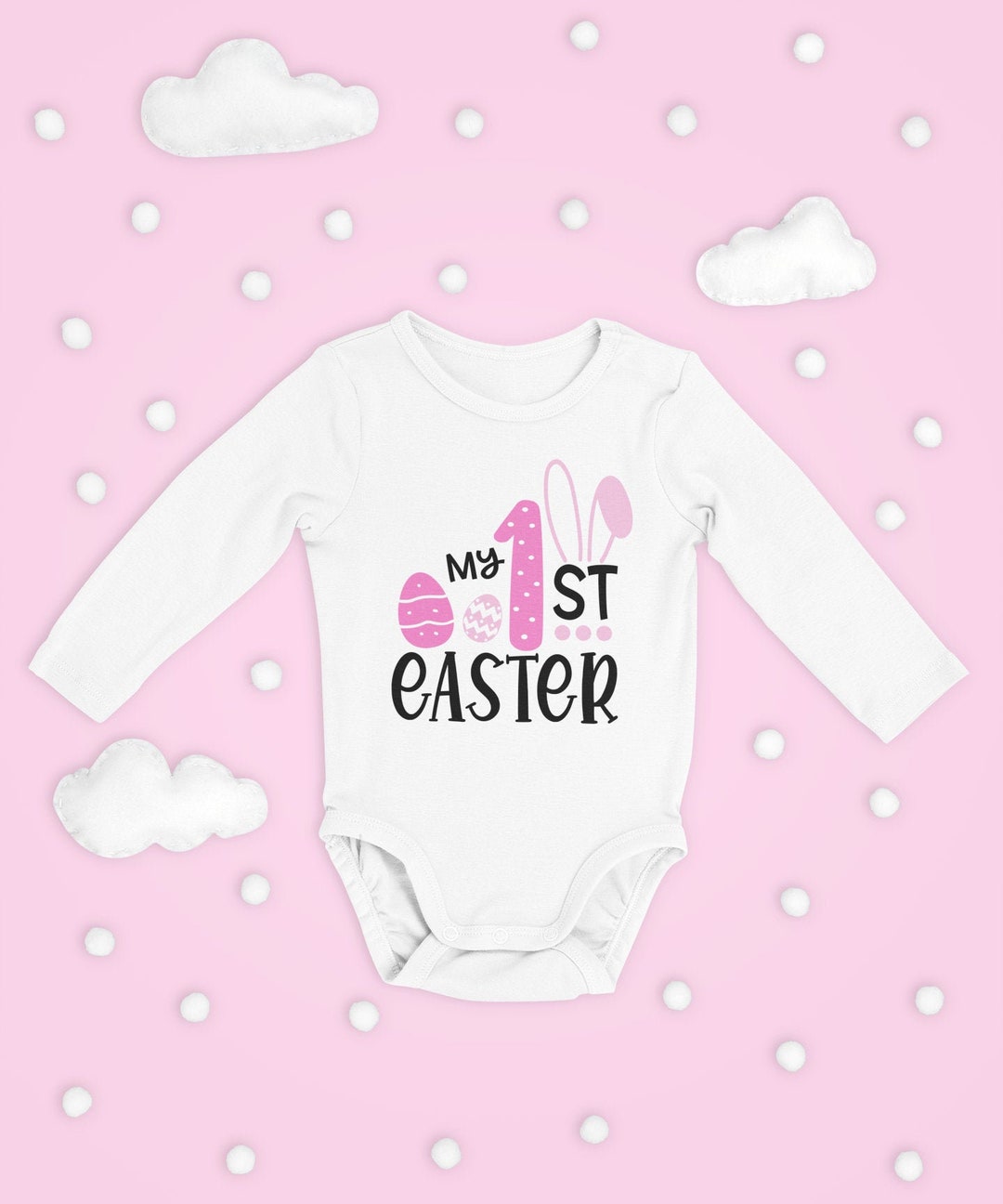 My 1st Easter Girl SVG, My First Easter SVG, Estear Girl Design ...
