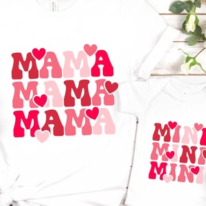 Mama Mini Valentine SVG, Mama SVG, Mini SVG, Mom & Me Svg, Mother and ...