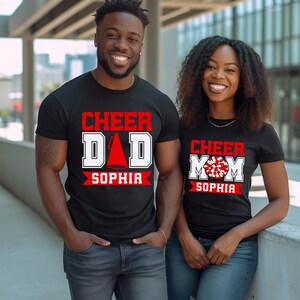 Cheer Mom SVG, Cheer Dad SVG, Cheerleading Family SVG, Custom Cheer Svg ...