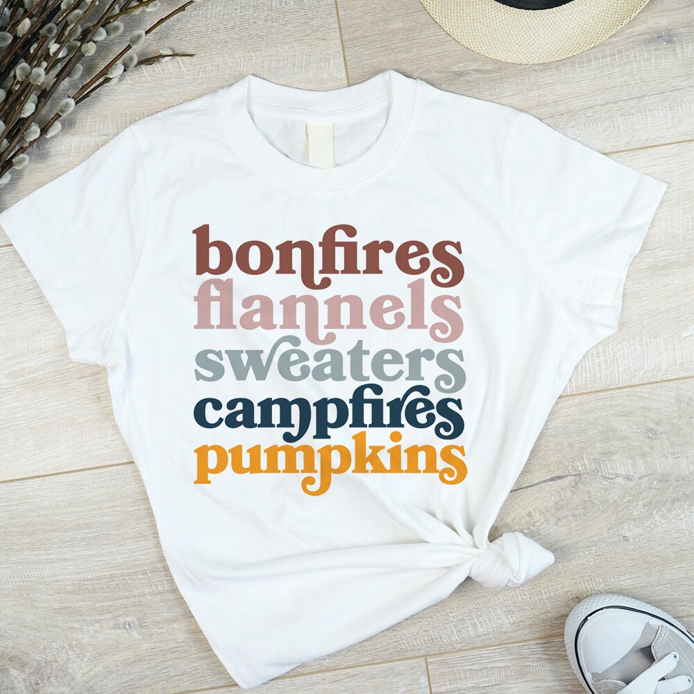 Bonfire Flannels SVG Bonfire SVG Fall SVG Fall Vibes Fall - Etsy