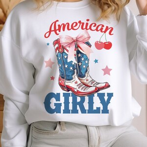 American Girly PNG, 4th of July Coquette PNG, Cowgirl Boots PNG, Pink ...