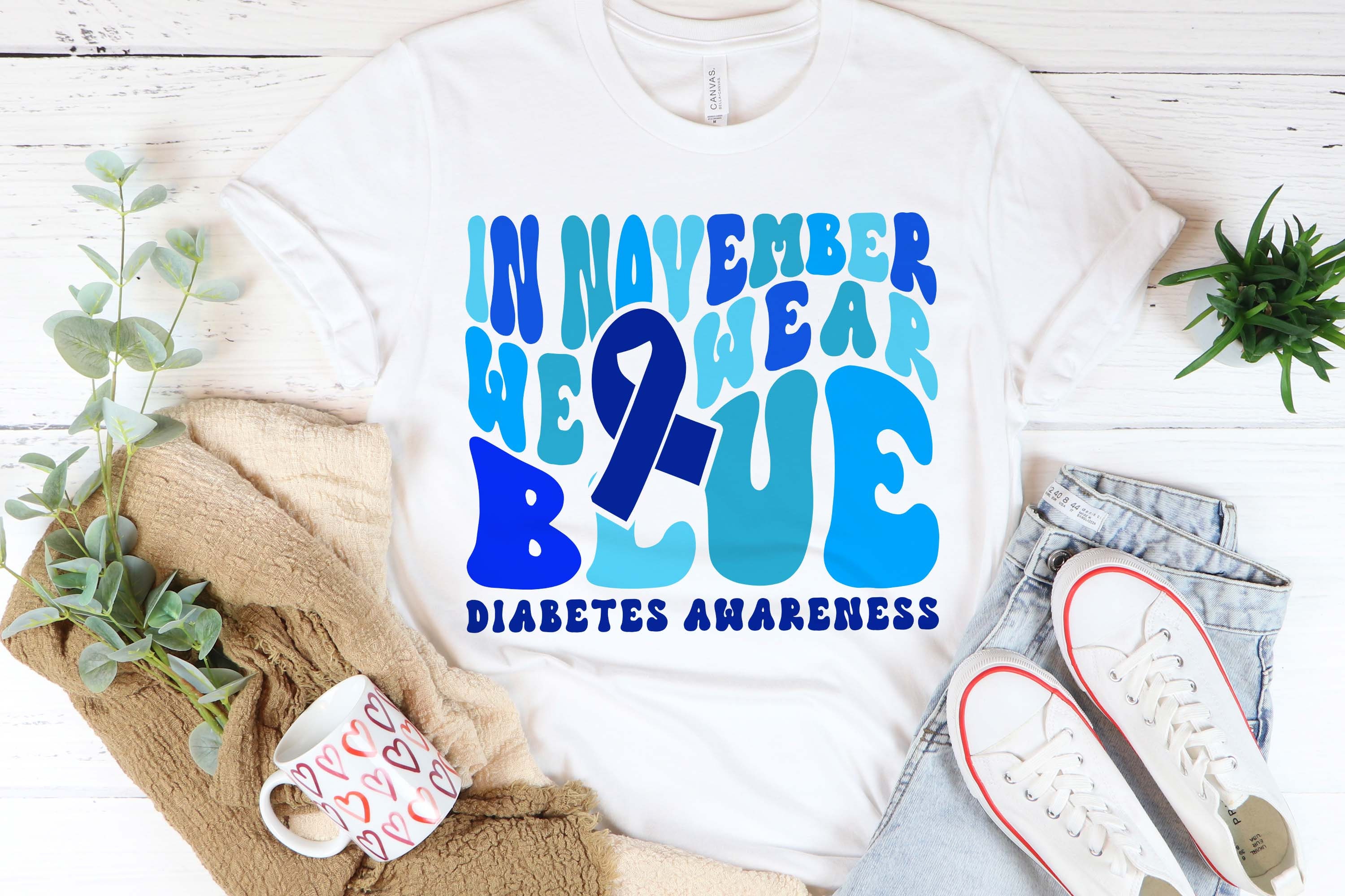 Diabetes Awareness SVG, in November We Wear Blue (digital Download) - Etsy