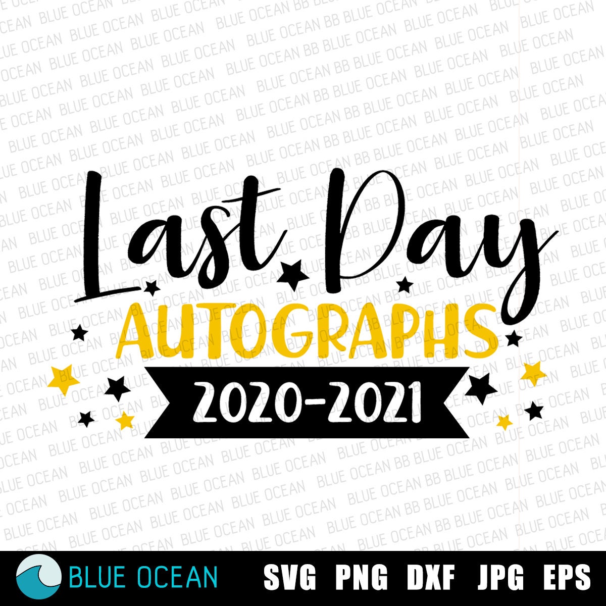 Last day autographs SVG Last day of school SVG End of School | Etsy