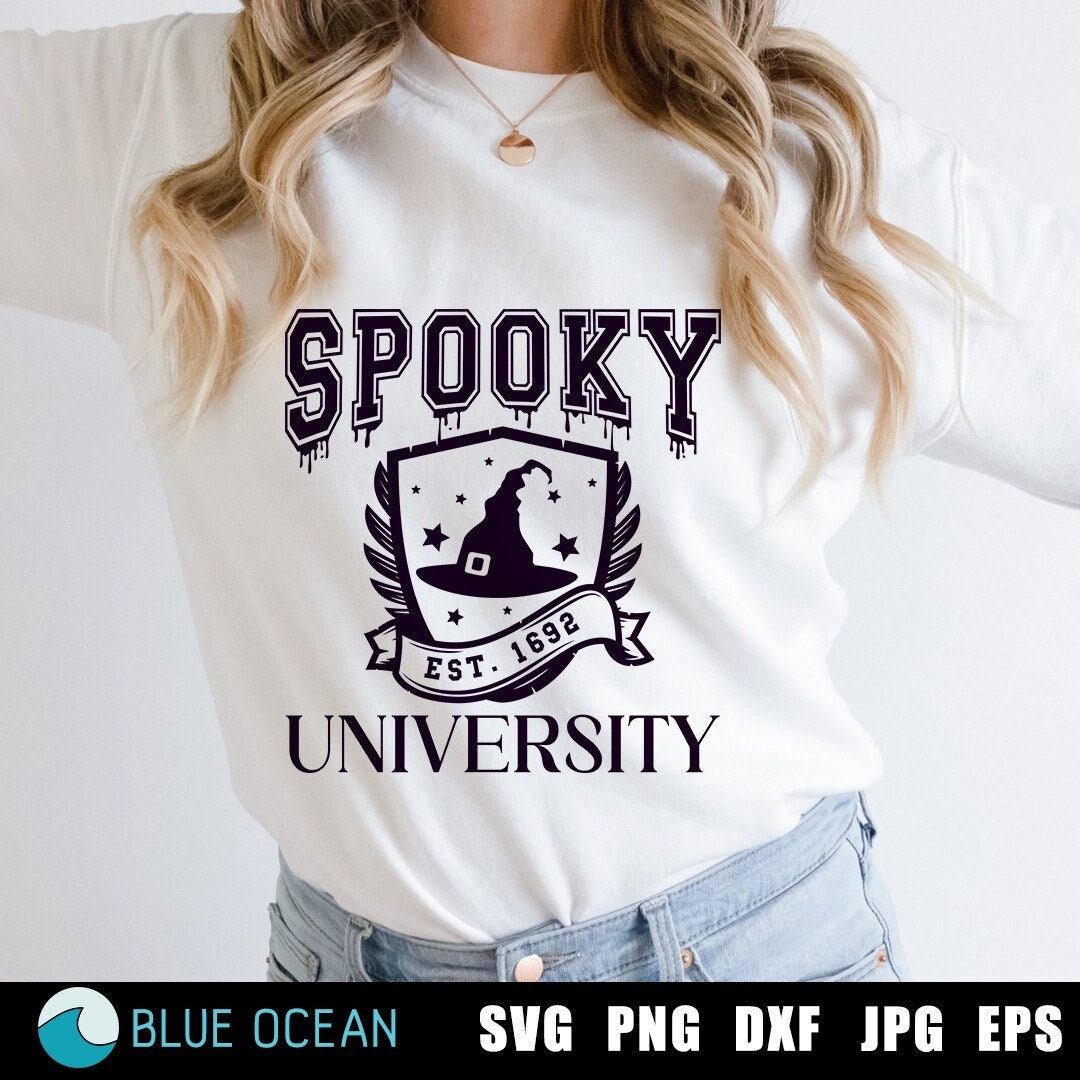 Spooky University SVG, Spooky University PNG, Halloweentown University ...