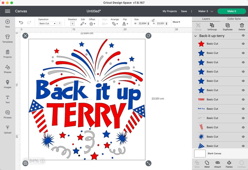 Back It up Terry SVG Put It in Reverse Svg 4th of July Svg - Etsy