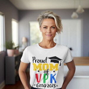 Proud VPK Mom Svg, Proud Mom of a VPK Graduate 2025 Svg, VPK Mom Svg ...