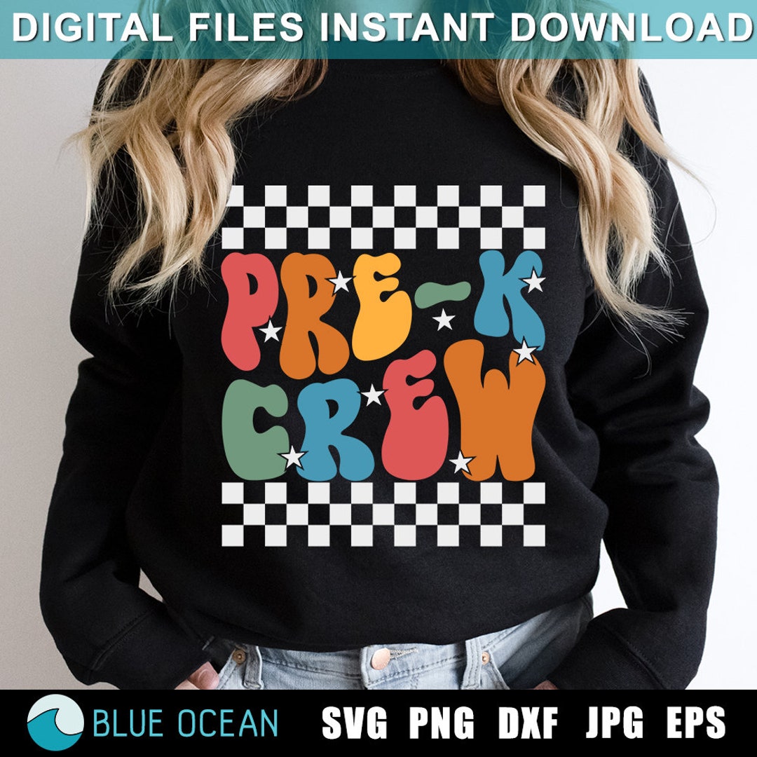 Pre-k Crew SVG, Pre-k Squad SVG, Pre-k Teacher SVG, Pre-k Shirt Png ...