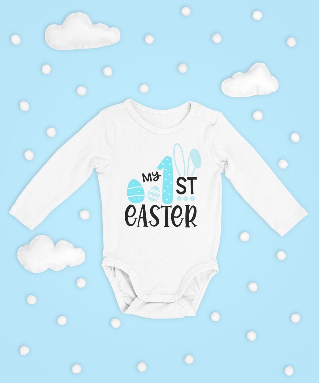My 1st Easter Boy SVG, My First Easter SVG, Easter Boy Bunny Ears ...