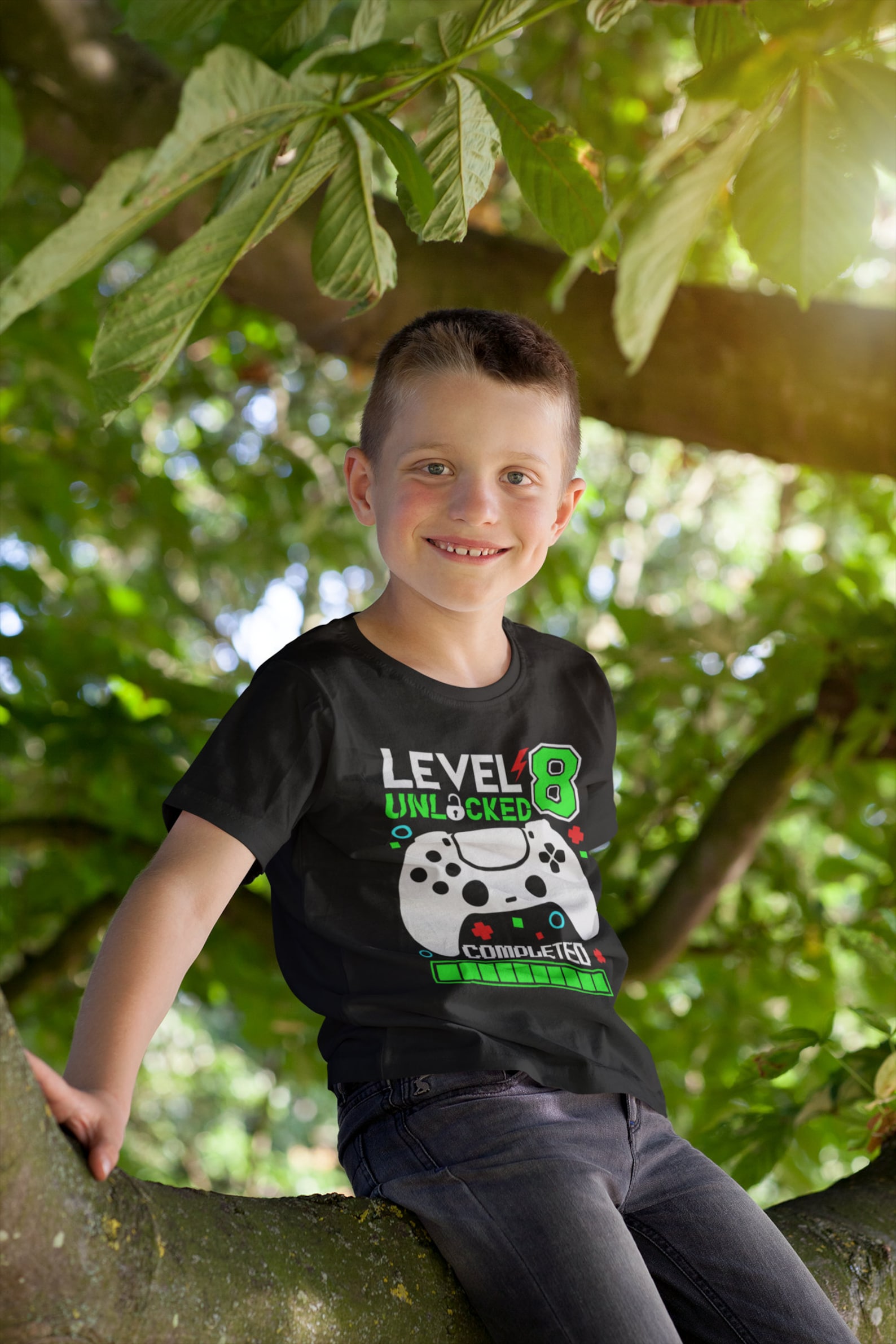 Level 8 Unlocked Birthday Svg 8th Birthday Boy Gamer Svg - Etsy