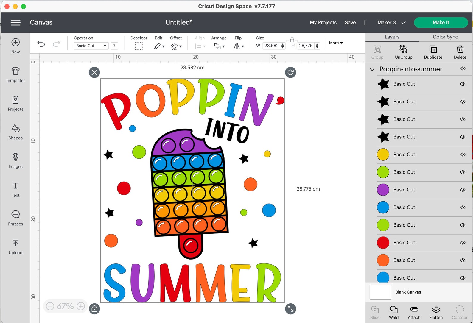Poppin' Into Summer SVG, End of School (digital Download) - Etsy