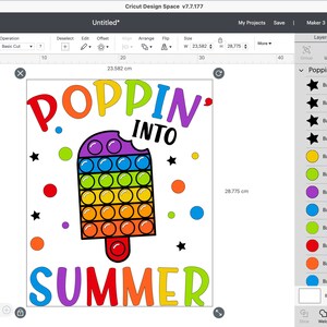 Poppin' Into Summer SVG, Poppin SVG, Summer Kids Svg, School's Out for ...