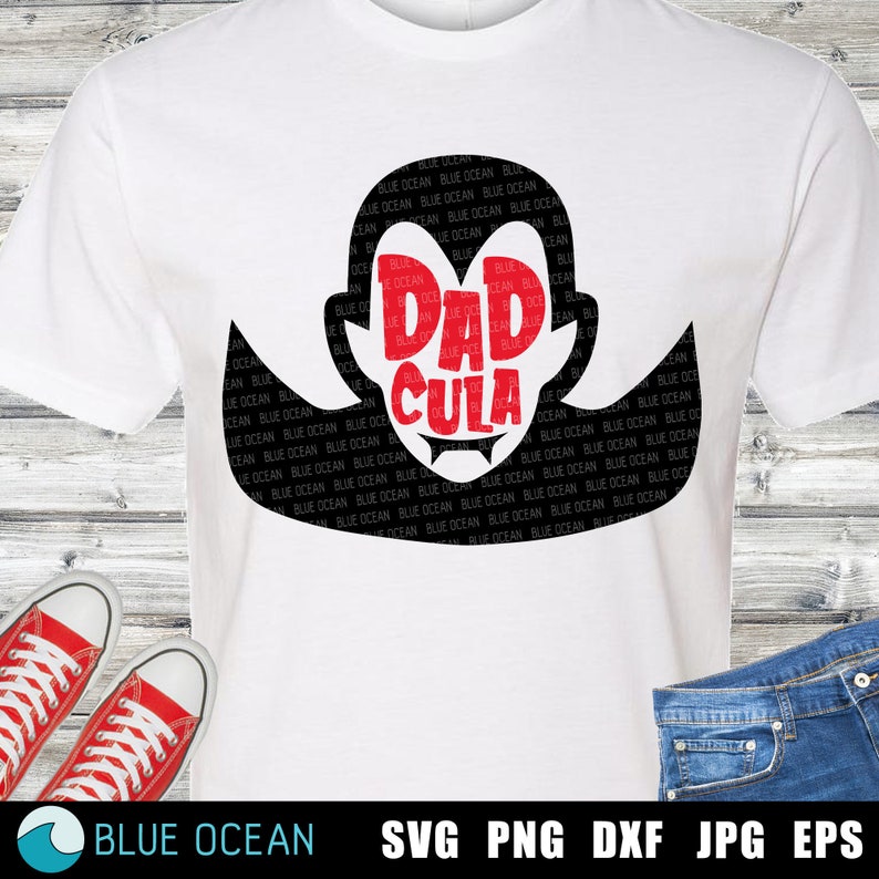 Dadcula SVG Dracula Dad SVG Monster SVG Halloween Svg - Etsy