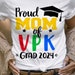 Proud VPK Mom Svg, Proud Mom of a VPK Graduate 2024 Svg, VPK Mom Svg ...