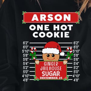 Gingerbread Inmate Christmas SVG, Group Matching Christmas Svg, Funny ...