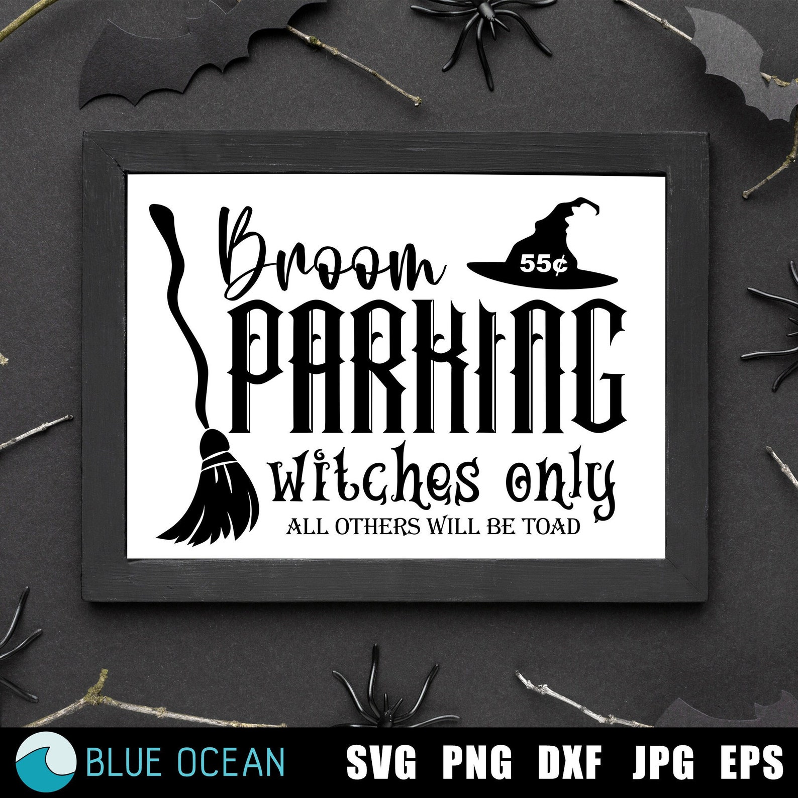 Broom Parking SVG Broom Parking Only Witch Broom SVG - Etsy