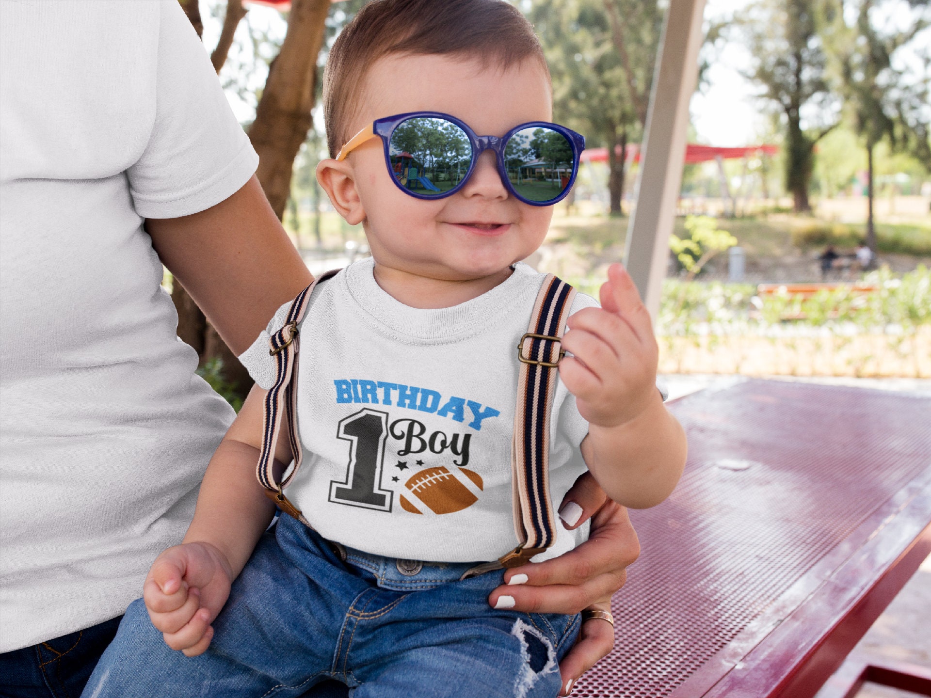 1st Birthday Football SVG: Birthday Boy Cut File (digital Download) - Etsy