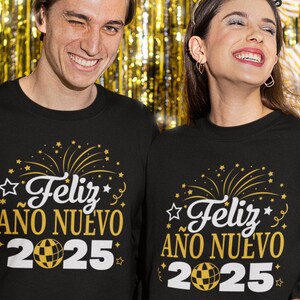 Feliz Año Nuevo 2025 SVG, Happy New Year 2025 Svg, Spanish New Year ...