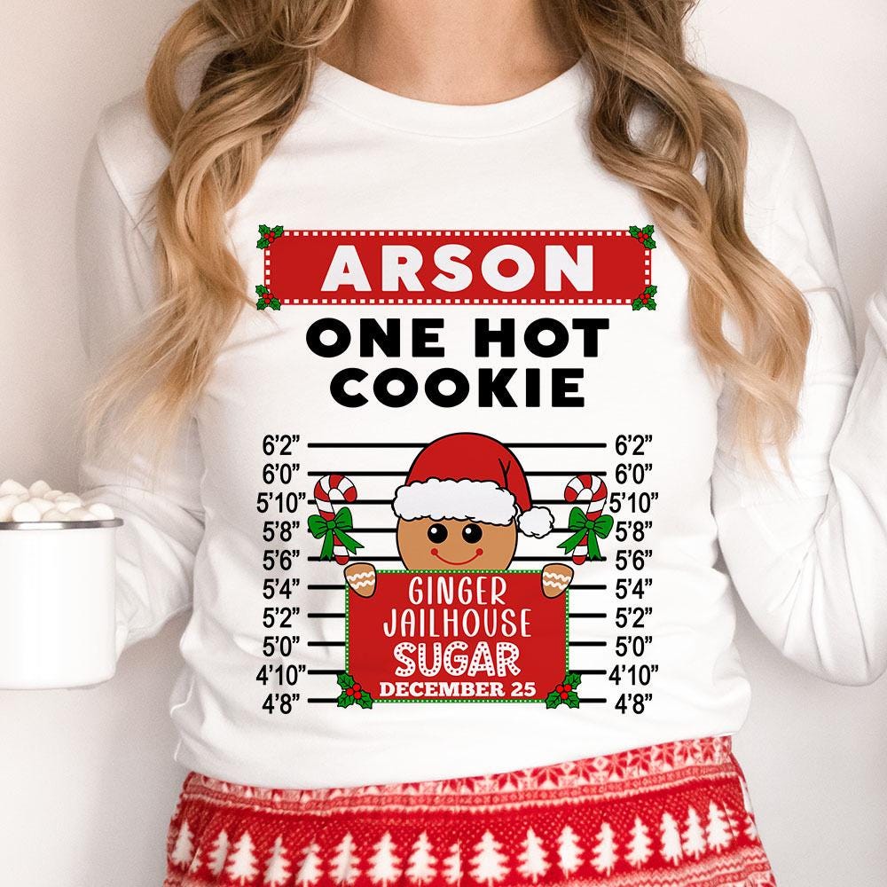 Gingerbread Inmate Christmas SVG Bundle: Funny Matching Group Designs ...