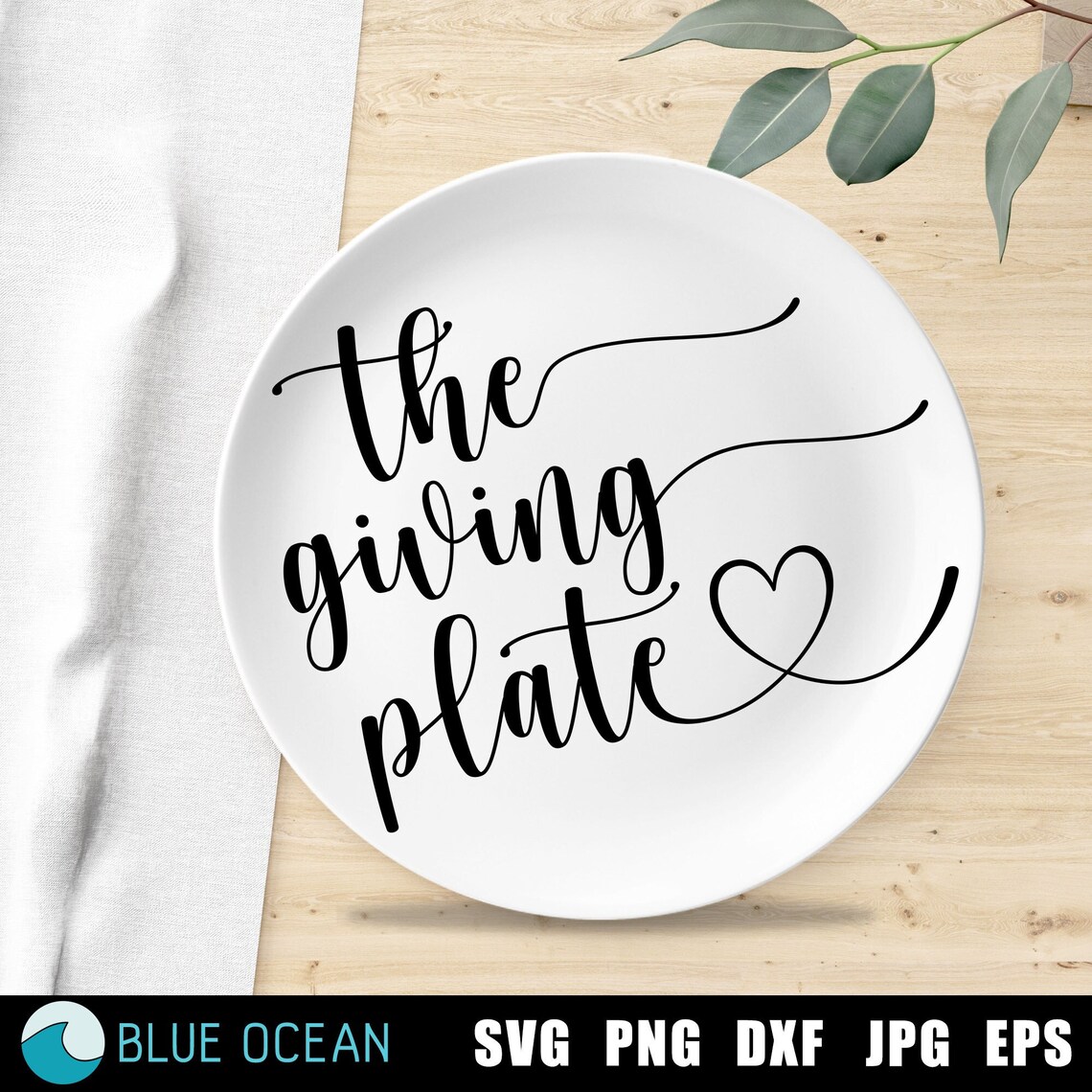 Giving Plate Svg Cookie Plate Svg Christmas SVG Family - Etsy