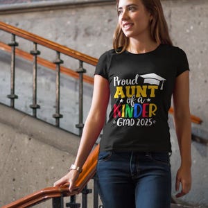 Proud Aunt Kinder Grad 2025 SVG: Family Shirts Cut Files (digital ...