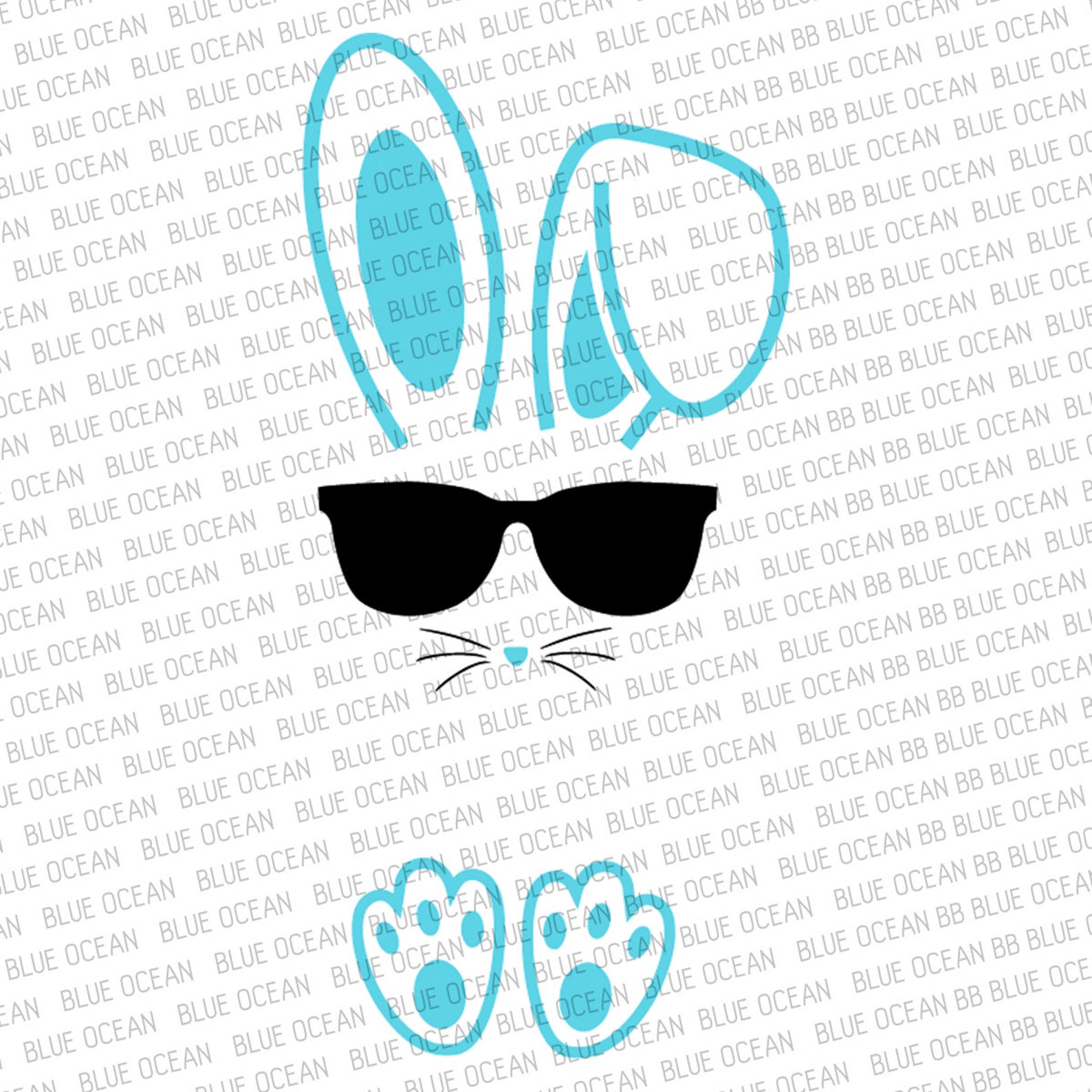 Easter Boy SVG Easter Boy Bunny SVG Cool Easter Bunny - Etsy
