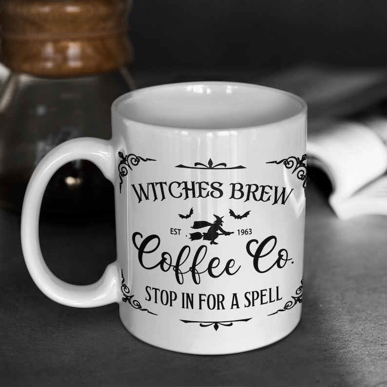 Witches Brew Coffee SVG Witches Brew SVG Retro Halloween - Etsy