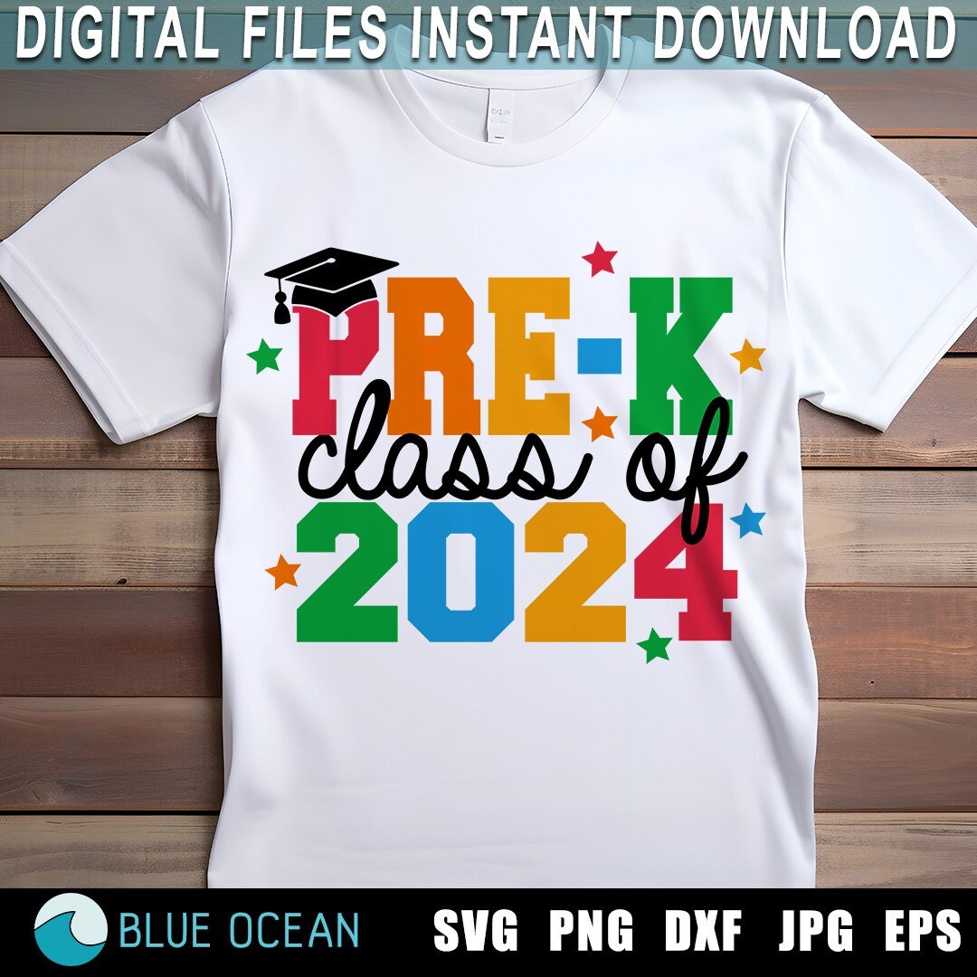 Pre-k Class of 2024 SVG, Pre-k Graduate 2024, Pre-k Graduation 2024 ...
