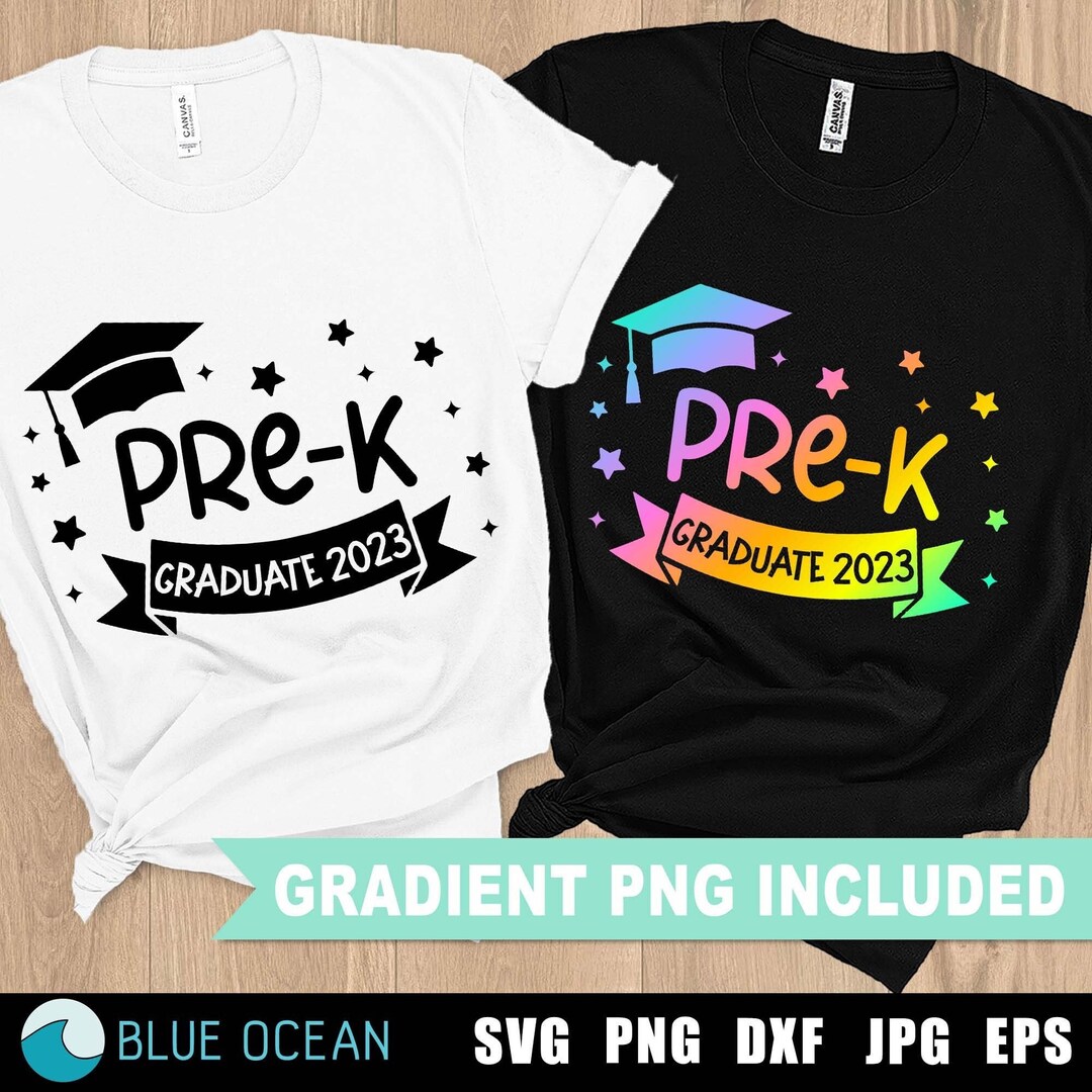 Pre-k Graduate 2023 SVG Pre-k Graduate 2023 PNG Pre-k - Etsy