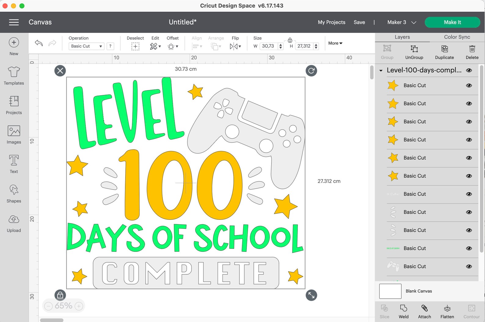 Level 100 Days of School Complete SVG 100 Days of School SVG - Etsy