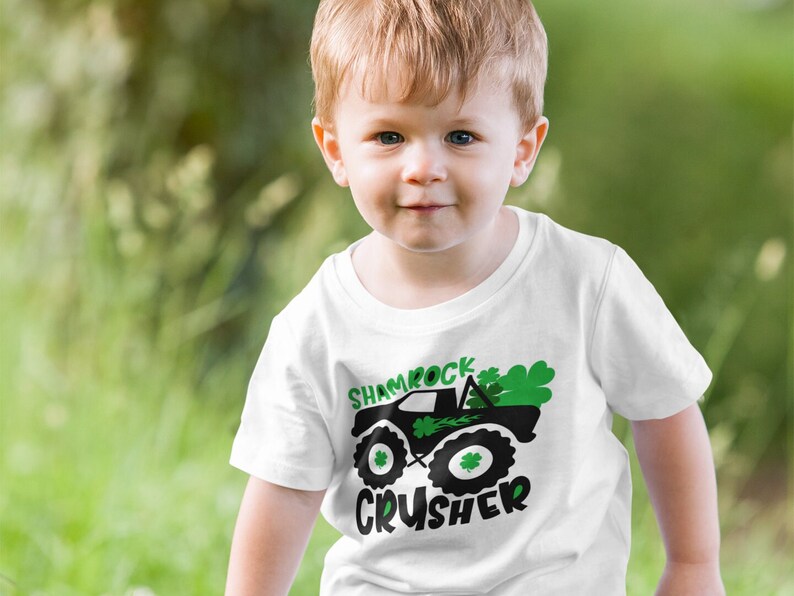 Shamrock Monster Truck SVG: St Patrick's Day Cut File (digital Download ...