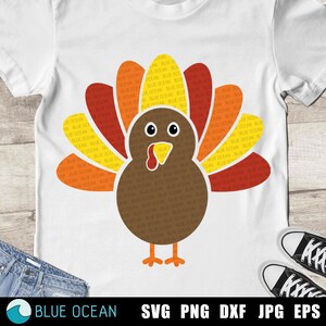 Turkey SVG, Turkey Svg for Kids, Thanksgiving Svg, Fall Svg - Etsy