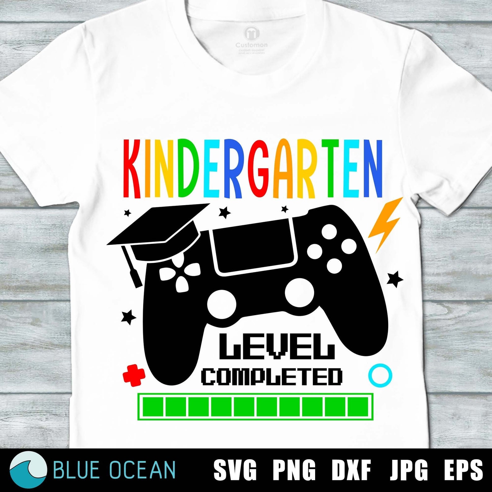 Kindergarten Level Complete SVG Kindergarten Graduation SVG - Etsy