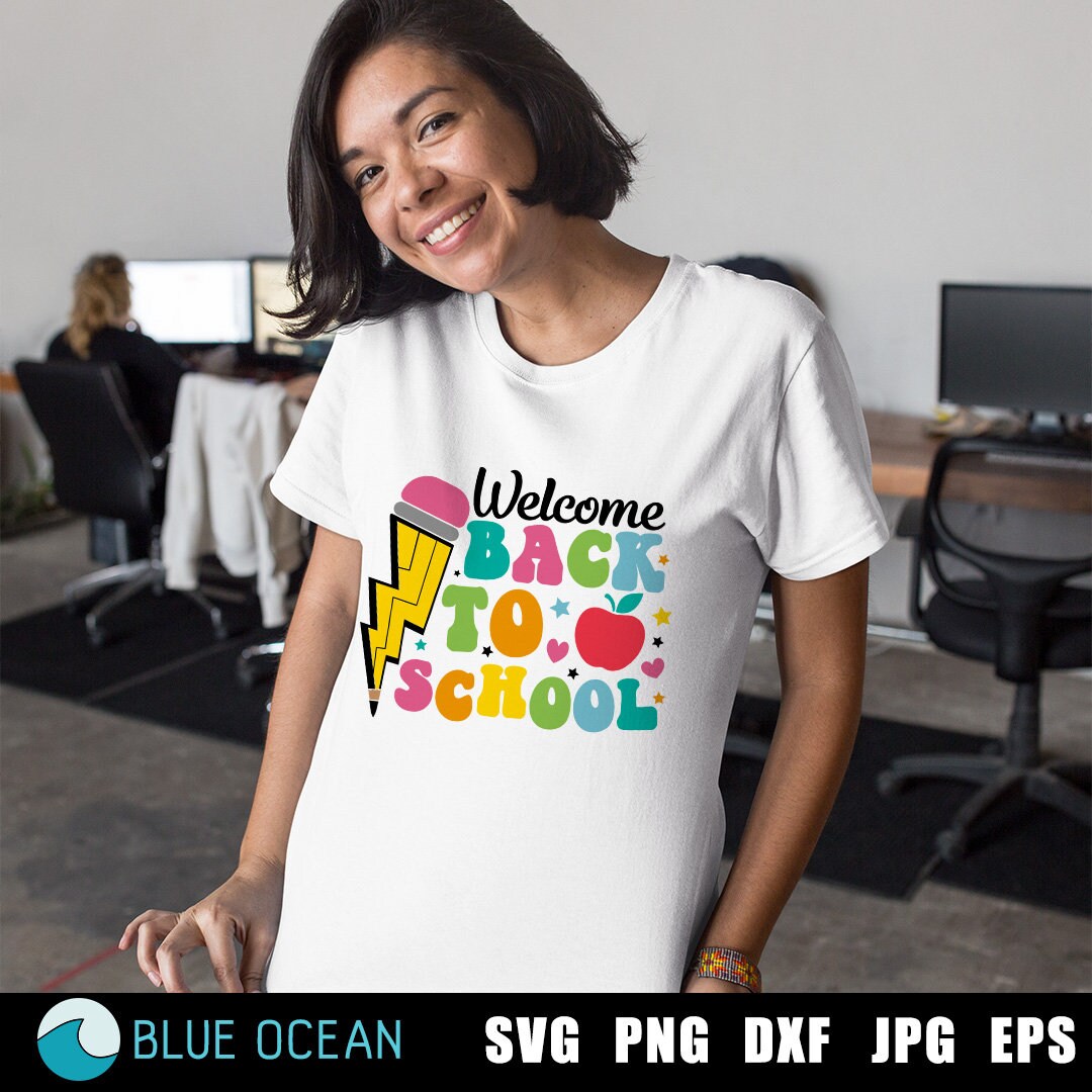 Back to School SVG Welcome Back to School Svg 1st Day of - Etsy