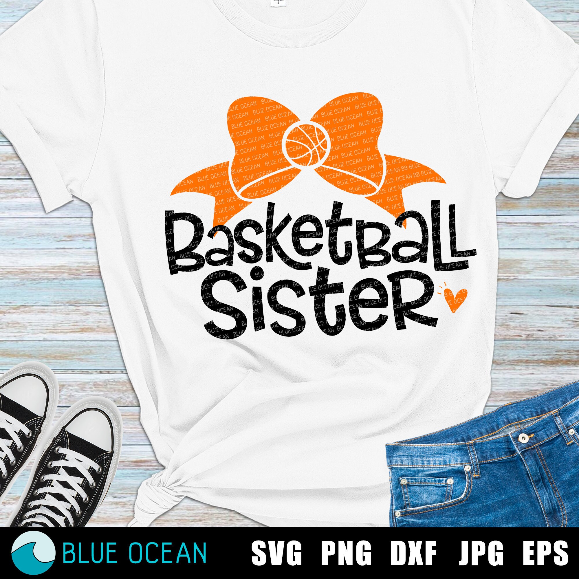 Basketball Sister SVG Basketball biggest fan Basketball SVG | Etsy
