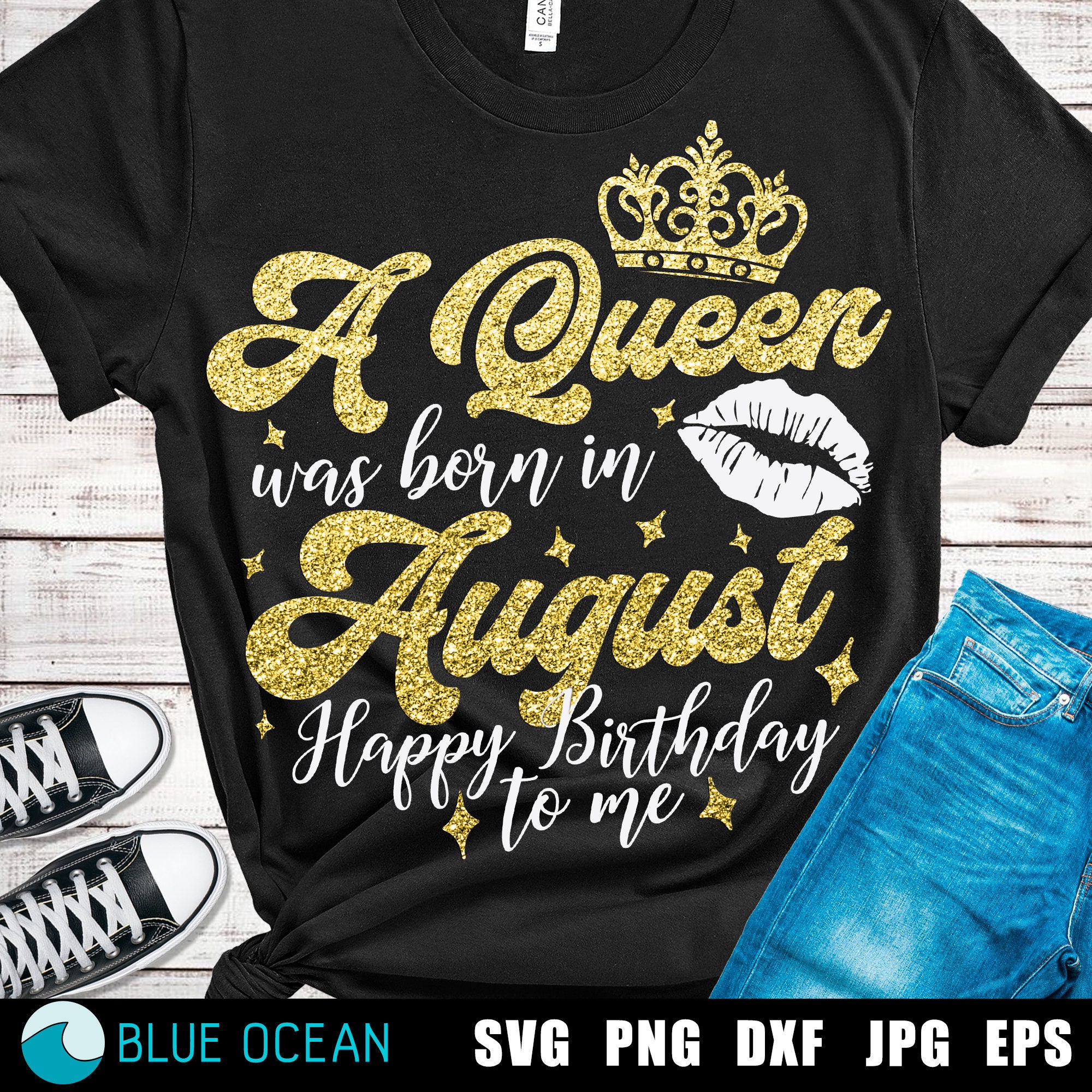 August Birthday Clipart
