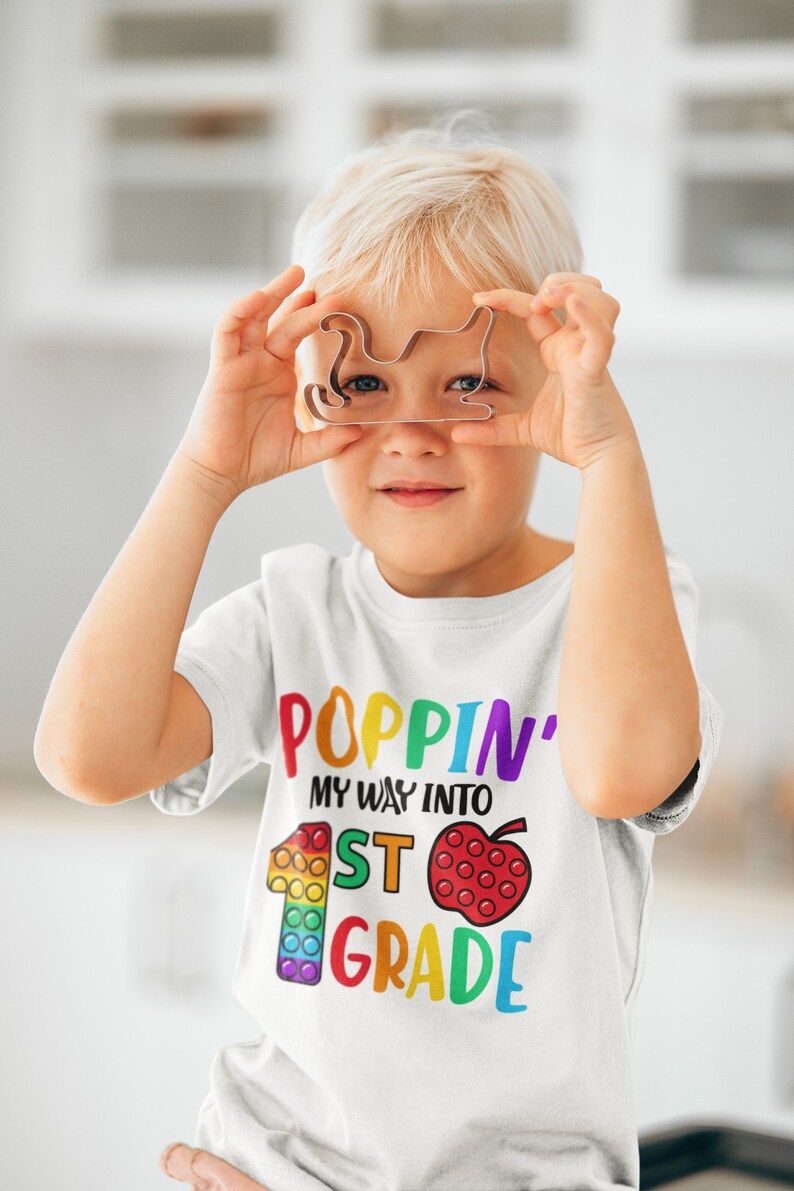 Poppin' My Way Into 1st Grade SVG 1st Grade SVG Fisrt - Etsy