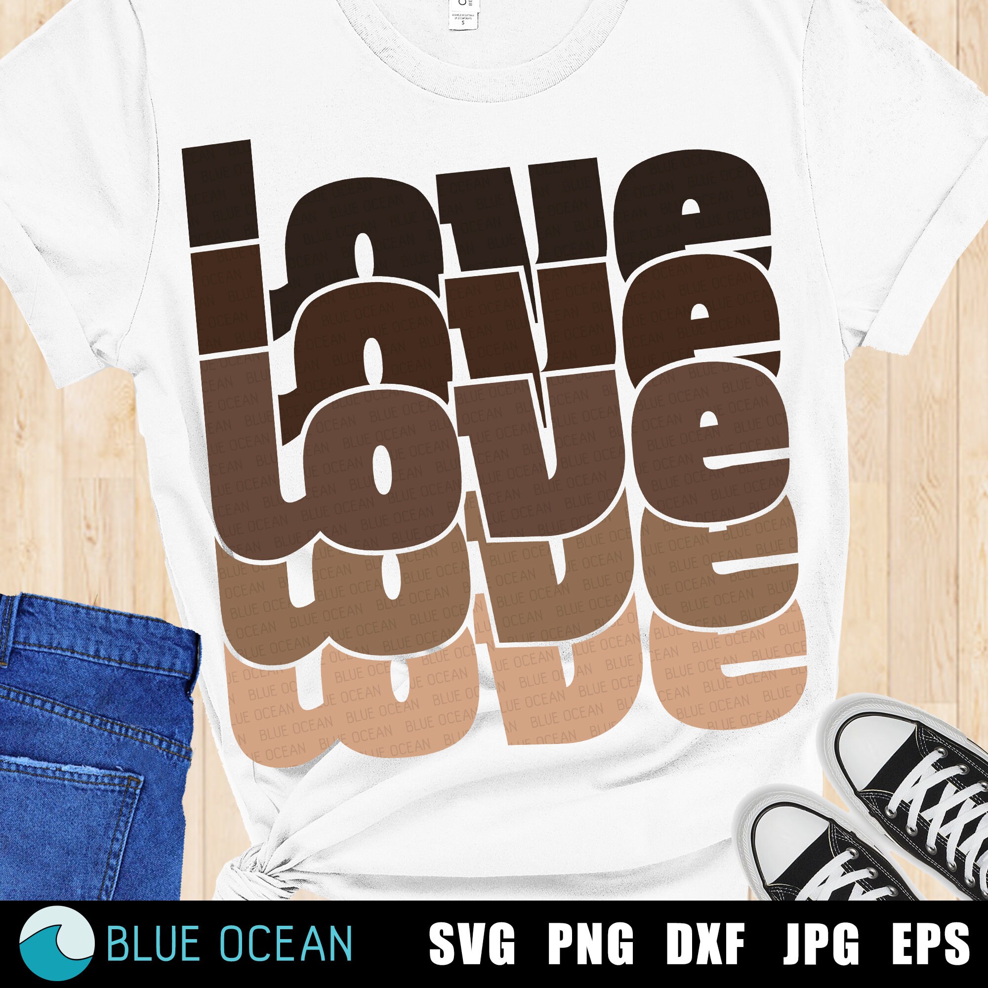 Love SVG Love mirror words SVG Love Melanin SVG | Etsy