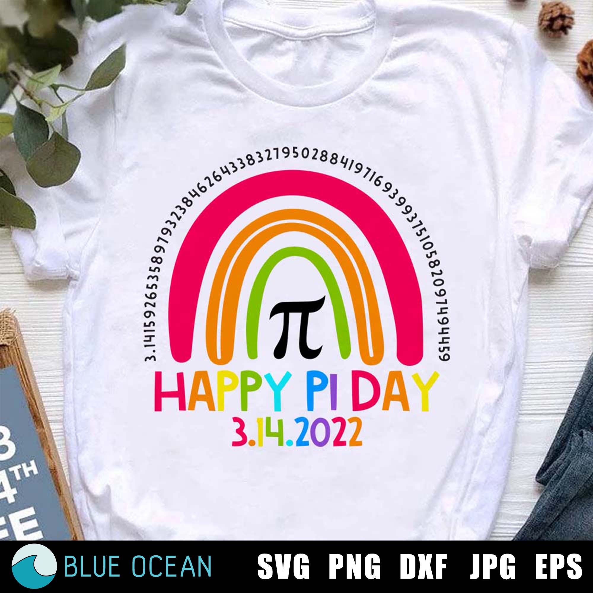 Happy Pi Day SVG Rainbow SVG Math Teachers Svg Math | Etsy