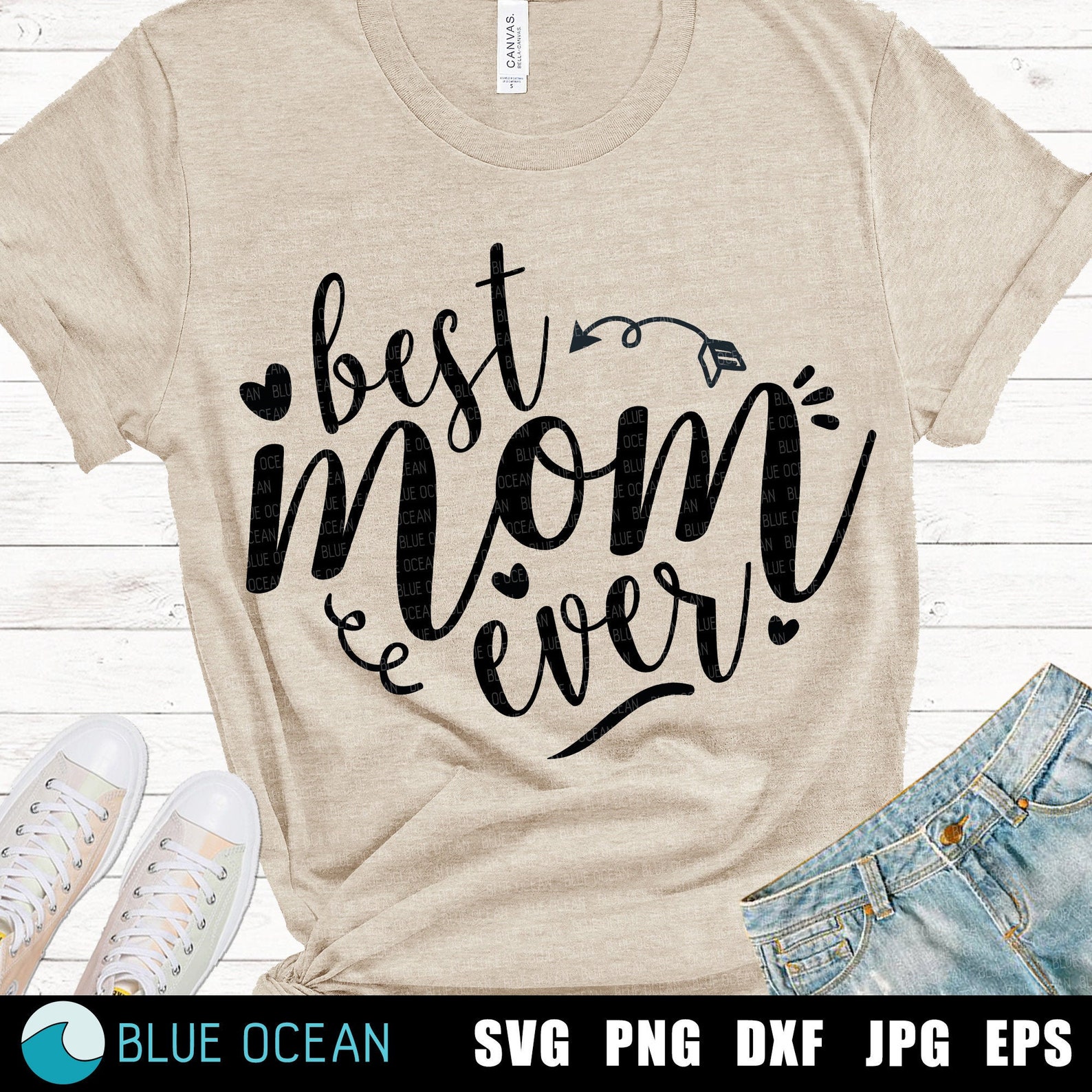 Best Mom Ever SVG Best Mom Svg Mom SVG Mothers Day SVG | Etsy