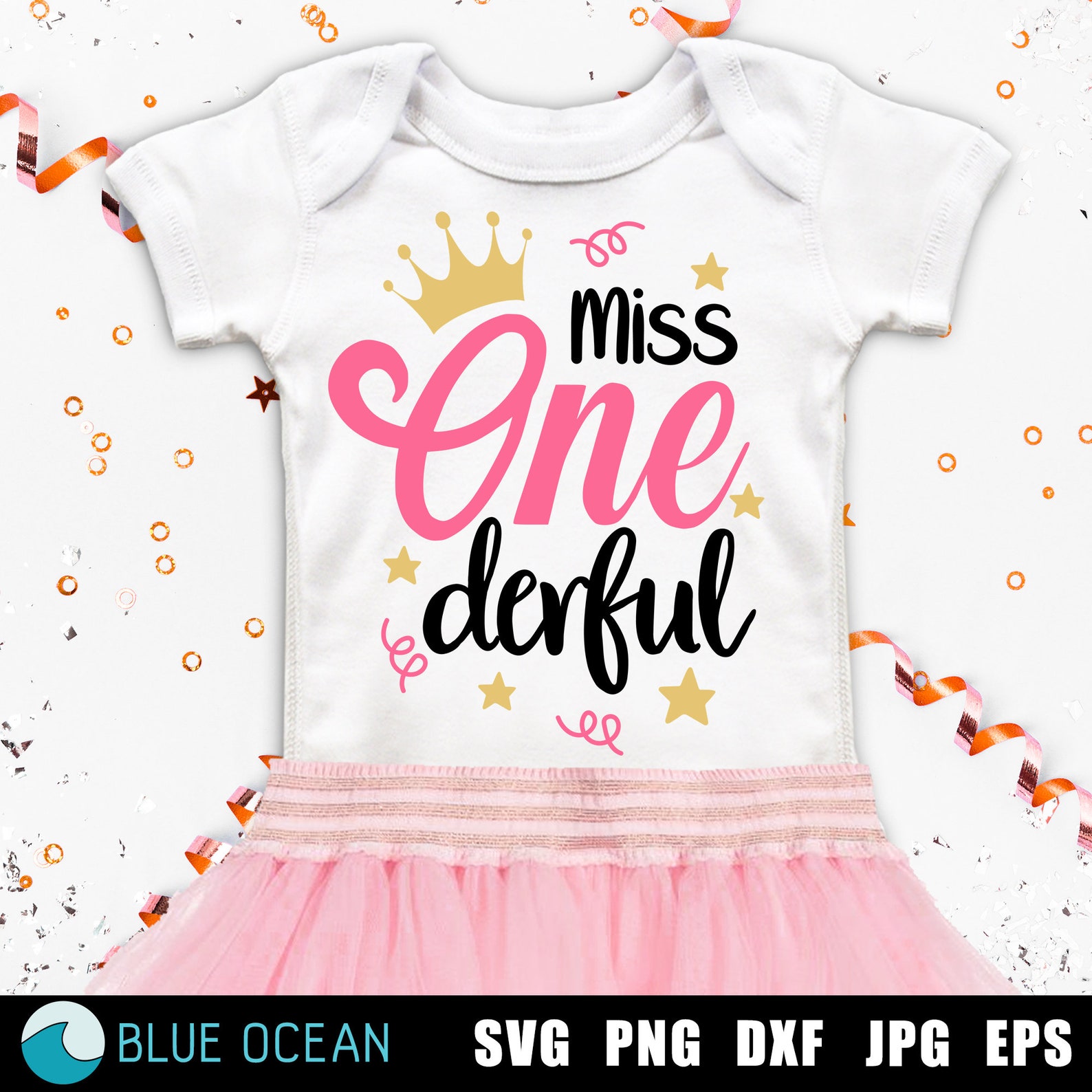 Miss One Derful SVG Miss Onederful SVG 1st Birthday Girl - Etsy