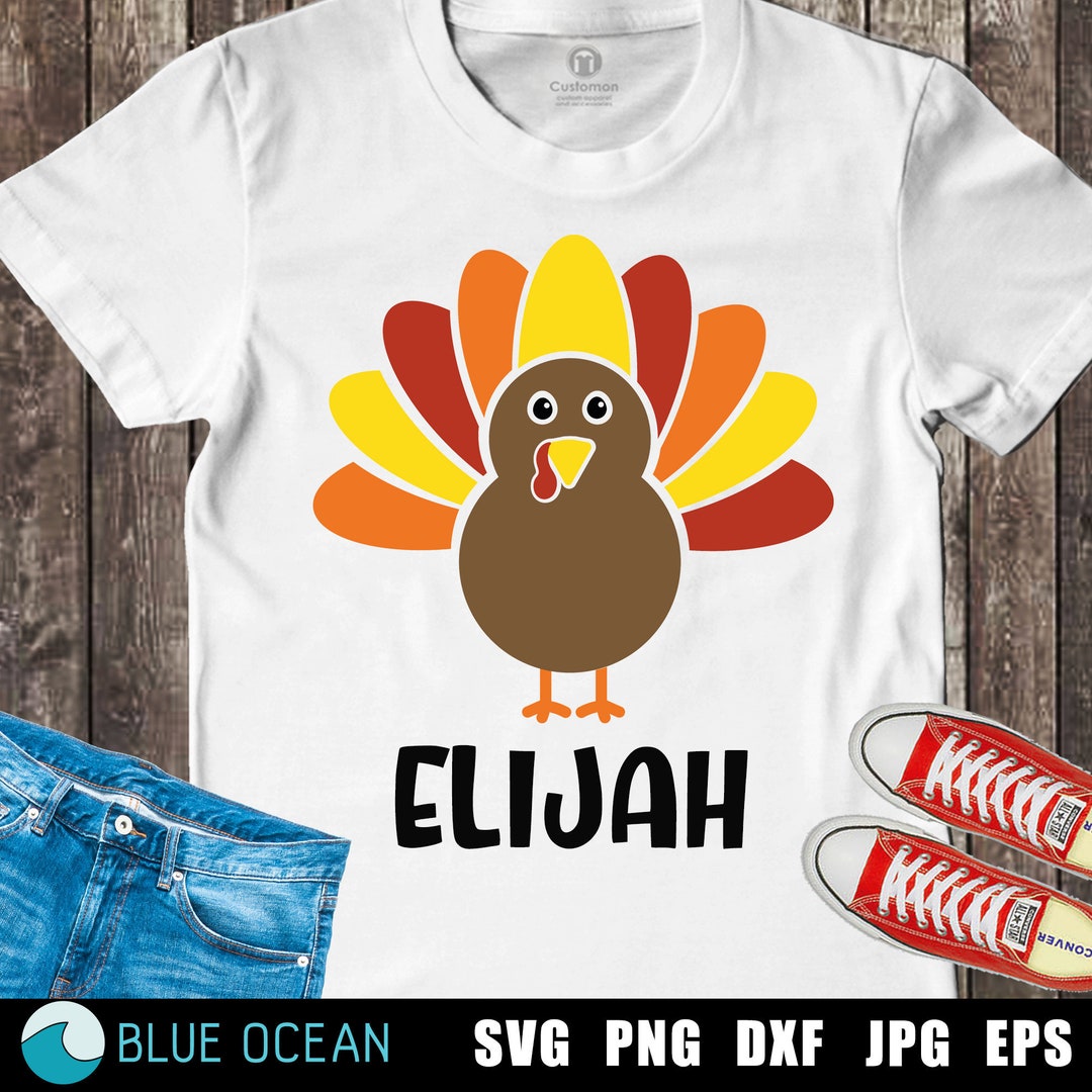 Turkey SVG, Turkey Svg for Kids, Thanksgiving Svg, Fall Svg - Etsy