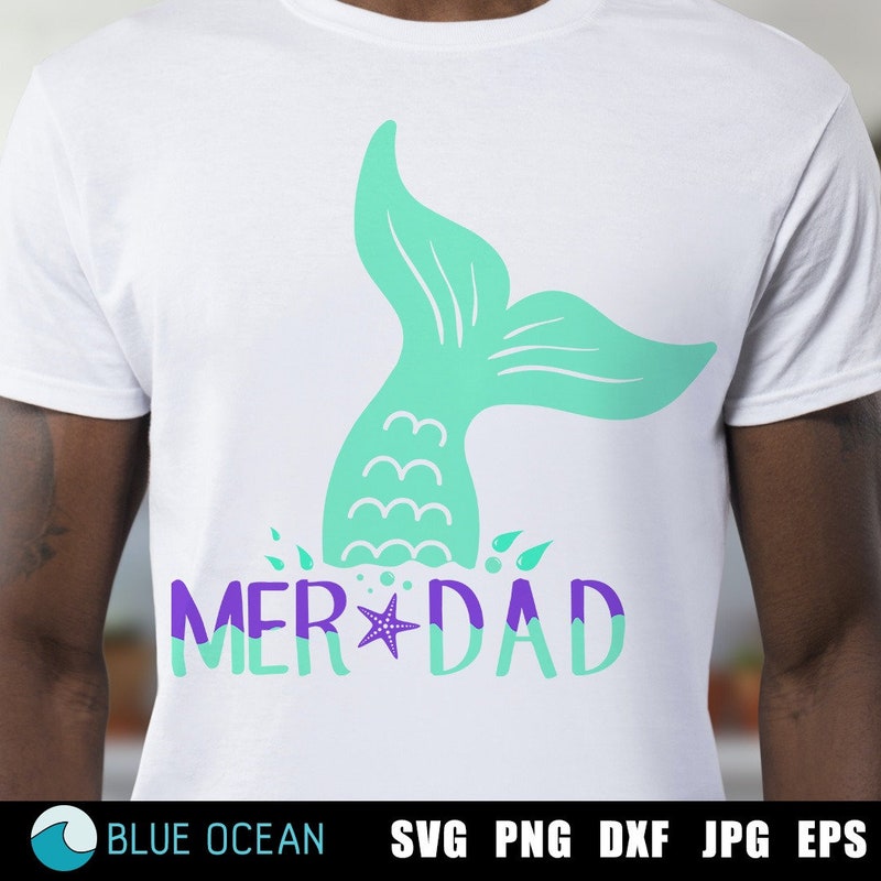 Mermaid Dad Shirt - Etsy