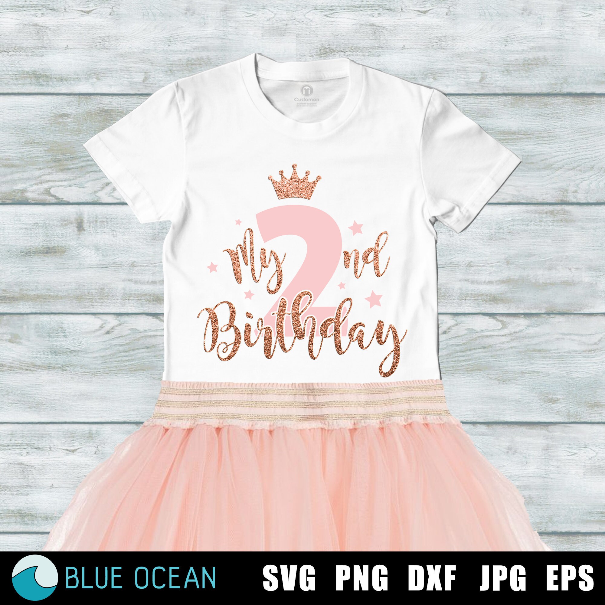 My 2nd Birthday SVG Birthday Girl SVG Second Birthday Svg - Etsy